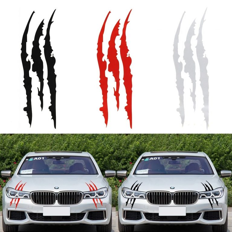 Stickers de voiture original, effet griffure de monstre - Fun tuning